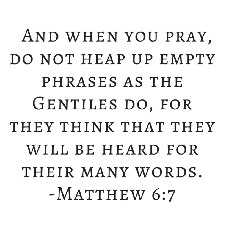 Can You Pray Too Much? | AGW MINISTRIES