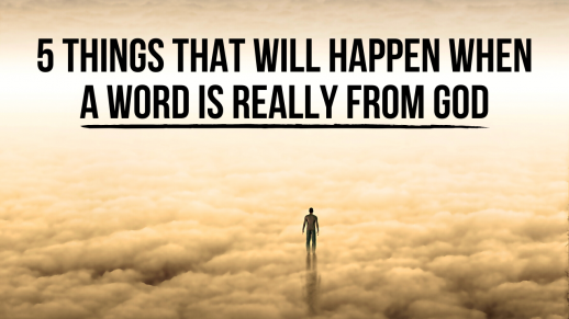 How to Know If “a Word from God” Is Really from God | AGW MINISTRIES