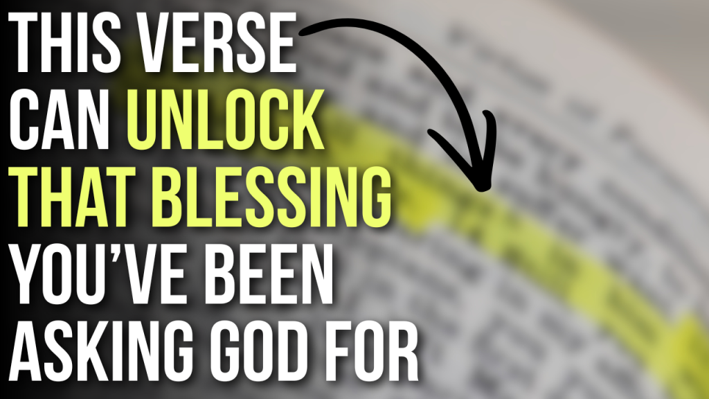 This Verse Will Prevent You from Missing God’s Blessing | AGW MINISTRIES
